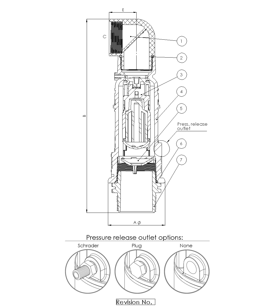 ARI Air Valves Working Pressure 10 bar / 150 psi D43-P10-M2K