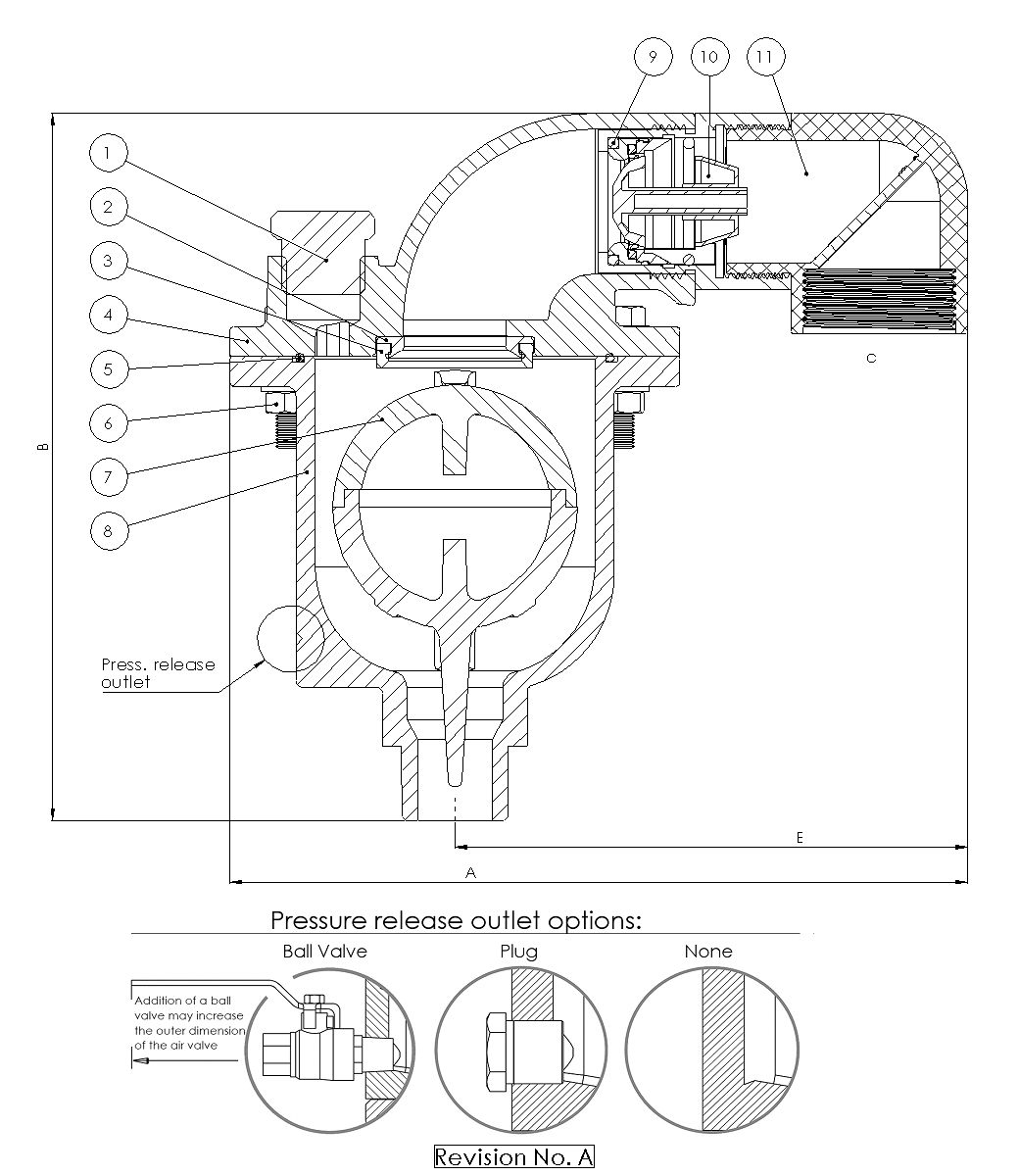 ARI Air Valves ‎High Pressure 25 bar – 40 bar K62-V-P25-T1