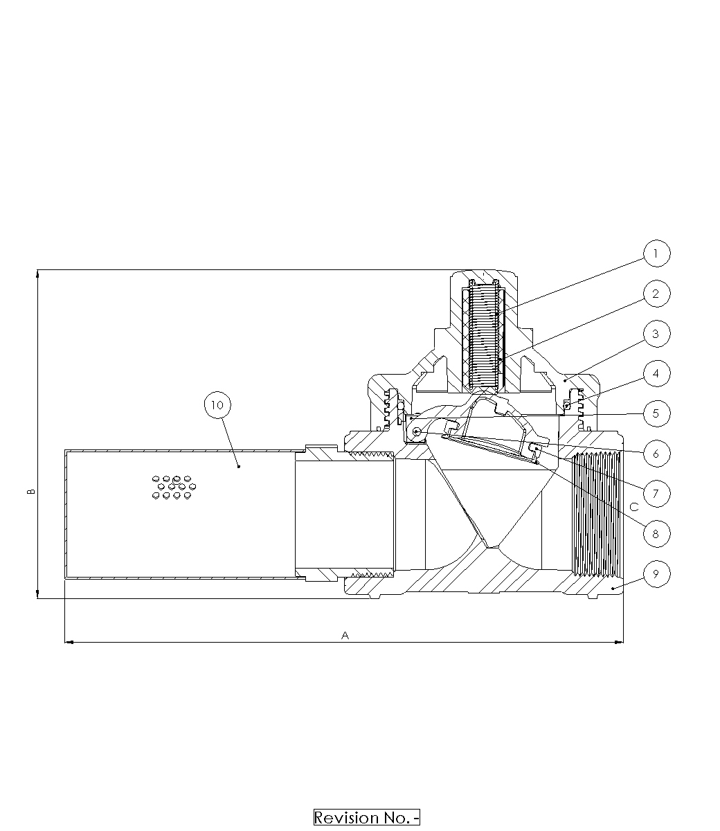 ARI Air Valves Standard Pressure 10 bar ‎NR-010-FV-P10–15